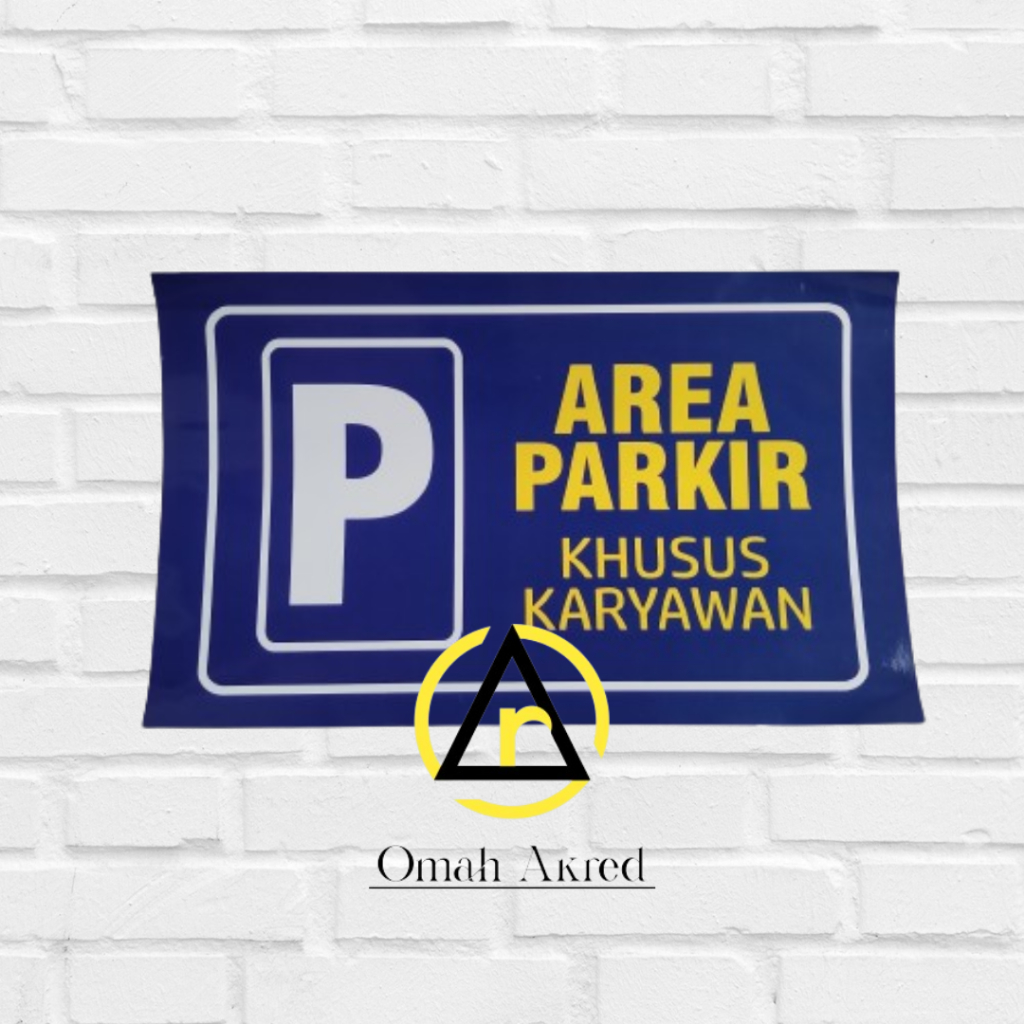 Jual Stiker Area Parkir - Parkir Khusus Karyawan - Rambu Parkir ...