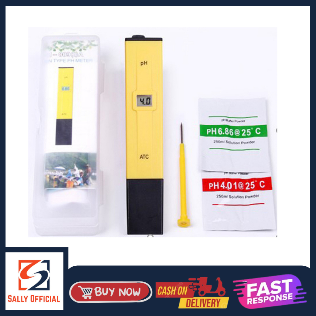 Jual Alat Ukur PH Meter Digital Water Quality Control & Hidroponik PH-009 | Shopee Indonesia