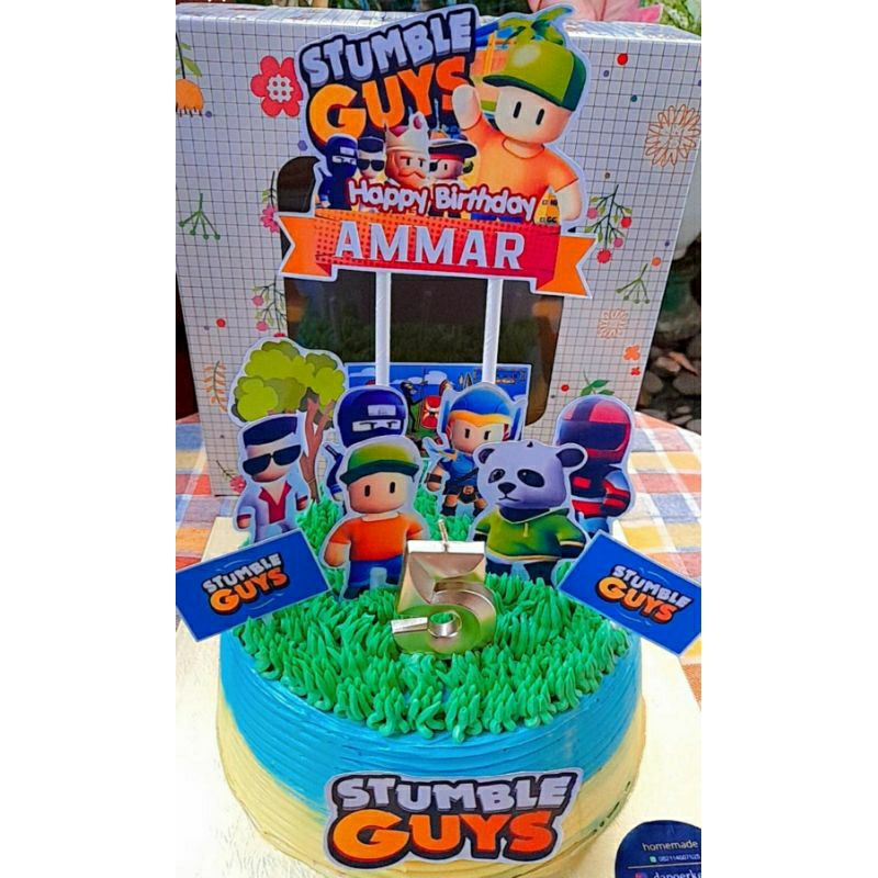Jual Topper stumble guys/hiasan kue stumble guys | Shopee Indonesia