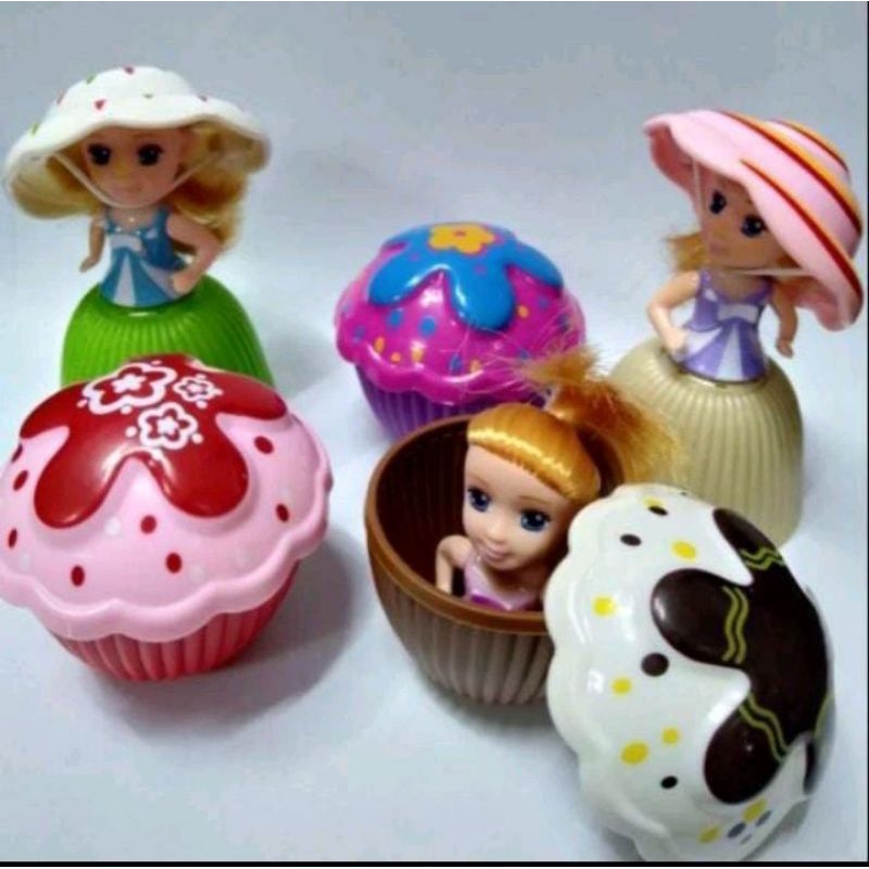 Jual EMCO MINI CUPCAKE SURPRISE GELATO ORIGINAL Mainan Anak Boneka ...