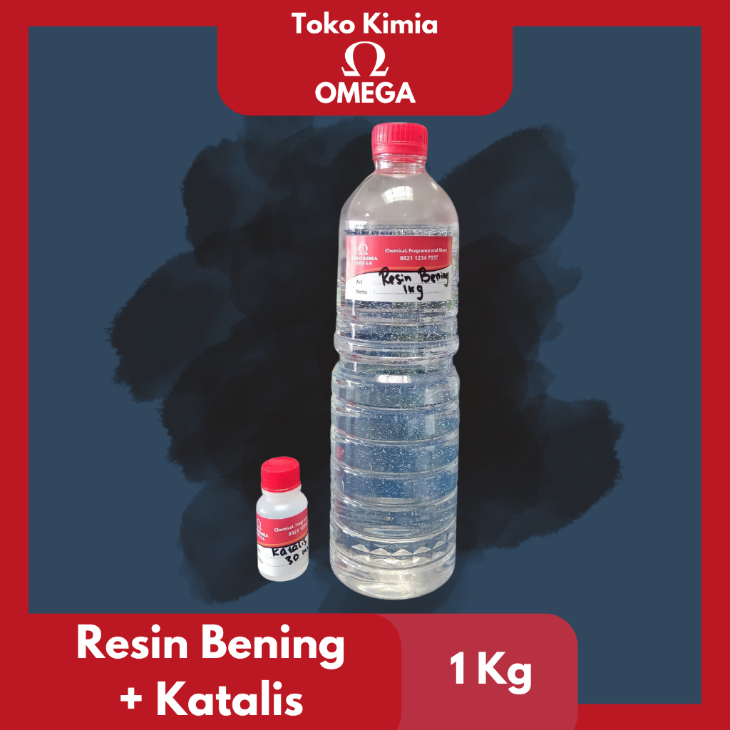 Jual Resin Bening 1KG + Katalis 30 ML | Shopee Indonesia