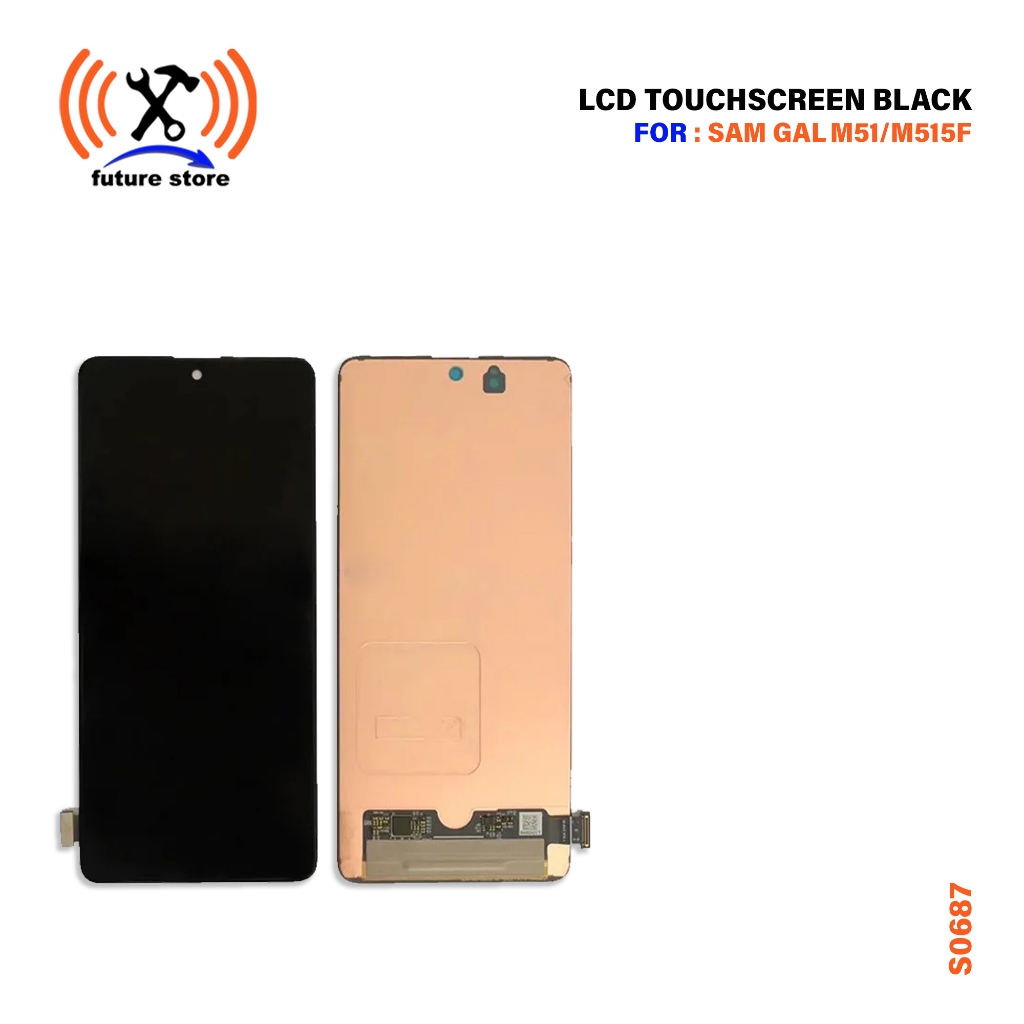Jual INCELL LCD Touchscreen Hitam untuk SAMSUNG GAL M51/M515F - Layar ...