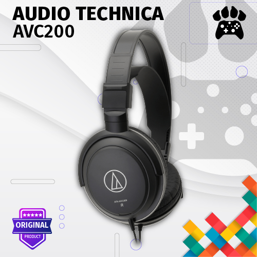 Jual Audio Technica ATH-AVC200 SonicPro Over-Ear Headphone | Shopee ...