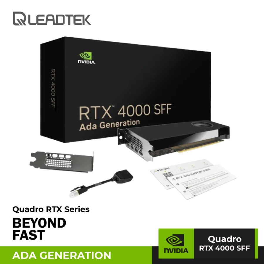 Jual LEADTEK NVIDIA RTX 4000 SFF ADA Generation 20GB GDDR6 - VGA Card ...