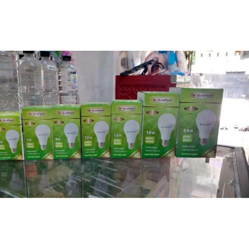 Jual led a bulp sunfest /pak (10pcs) | Shopee Indonesia