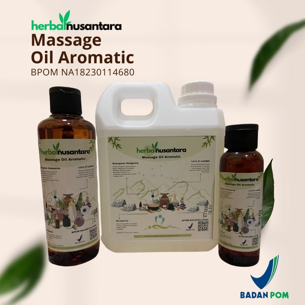 Jual Minyak Urut Massage Herbal Nusantara BPOM | Shopee Indonesia