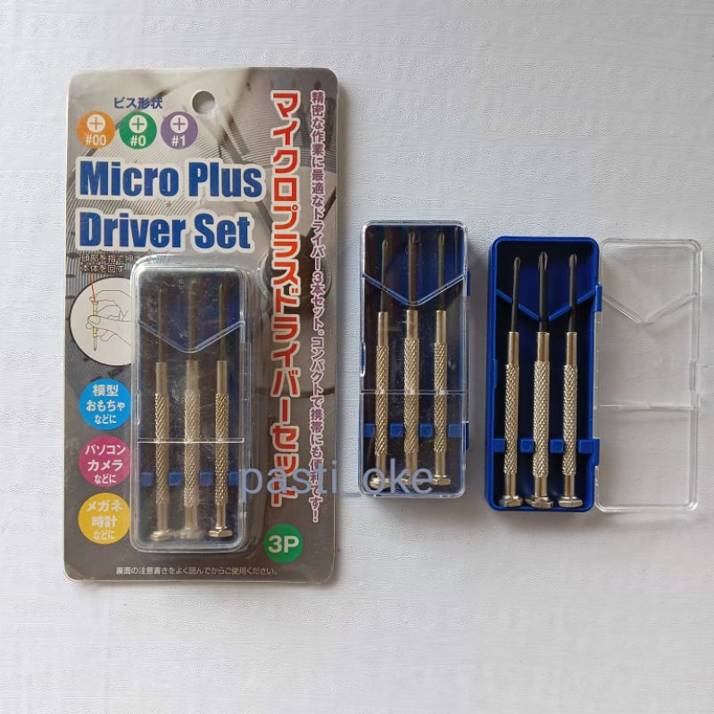 Jual Obeng kecil / mini Micro plus 1 set | Shopee Indonesia