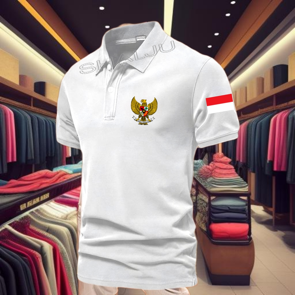 Jual Kaos Poloshirt Garuda Indonesia /Baju Kaos Kerah Garuda Indonesia ...