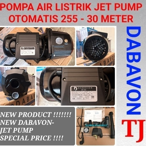 Jual Pompa Air Jet Pump DABAVON SNI Bergaransi Tanpa Tabung / Jetpump ...
