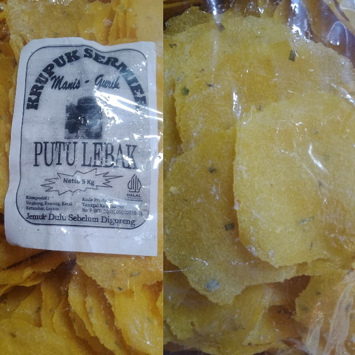 Jual [ 500 gr ] Kerupuk SAMILER Kerupuk SERMIER Kerupuk SINGKONG Mentah ...