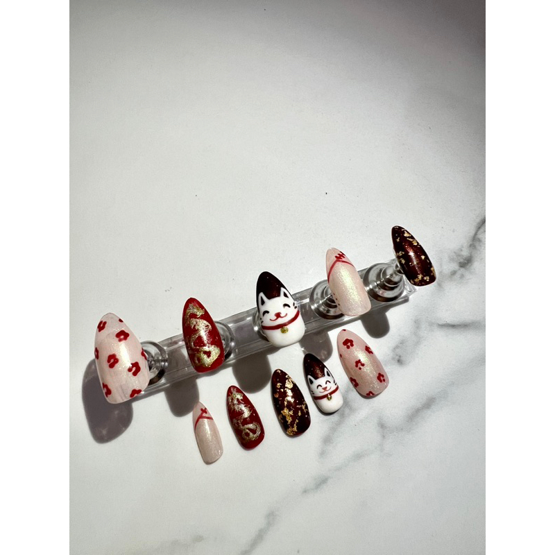 Jual GRANDPA - CNY 2024 MIX Press-On Nails | Shopee Indonesia