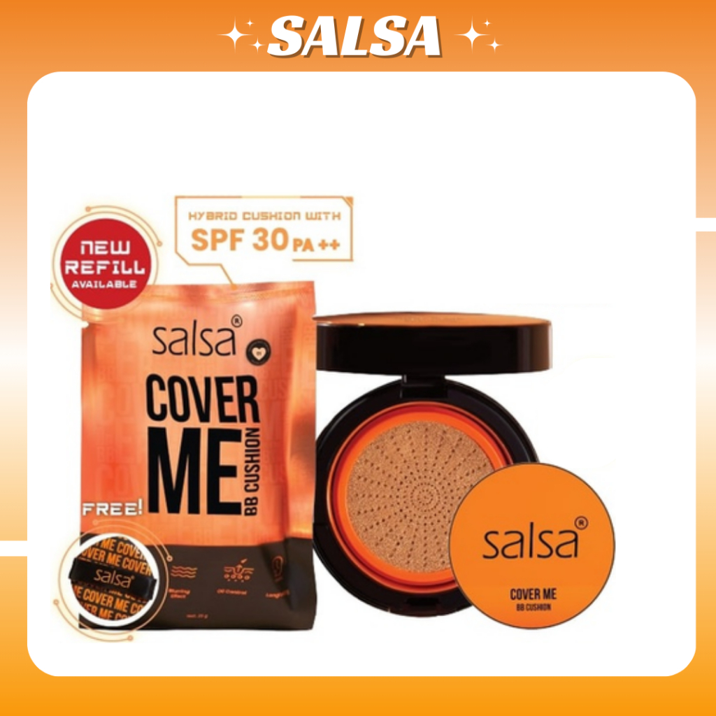 Jual Salsa Cover Me BB Cushion Refill / Foundation | Shopee Indonesia