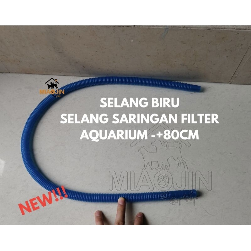 Jual Selang Biru AQUARIUM Filter Saringan Akuarium Spiral Box talang ...