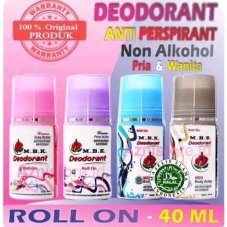 Jual M.B.K. Deodorant Roll on 40mL | Shopee Indonesia