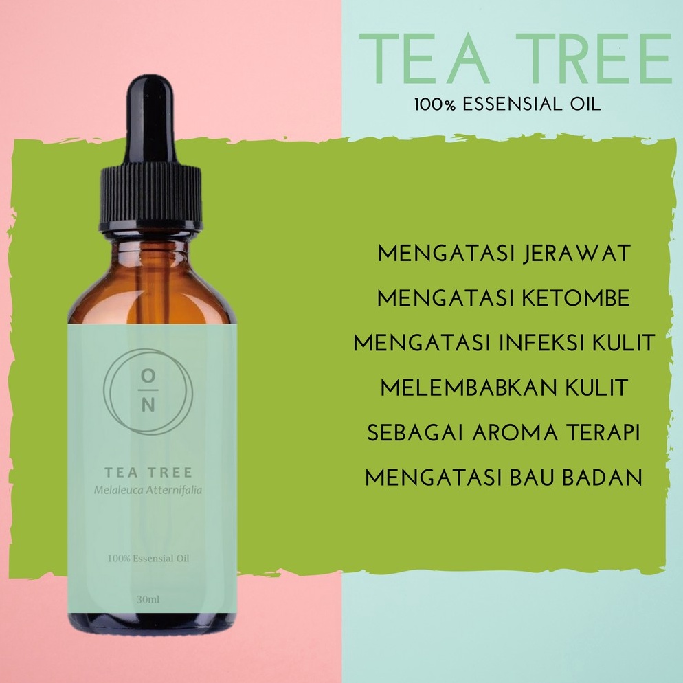 Jual ART N72P Pure Tea Tree Face Oil Serum Jerawat Ketombe Minyak Wajah ...