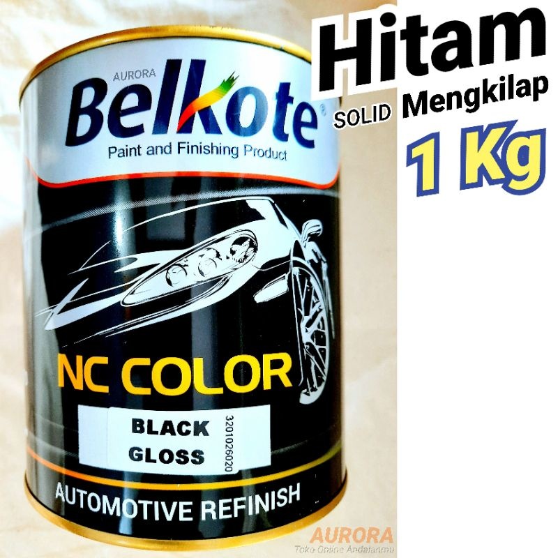 Jual CAT HITAM MENGKILAP BELKOTE DUKO BLACK GLOSS DUCO HITAM SOLID ...
