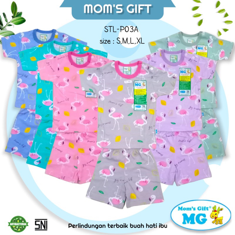 Jual MOM GIFT MOTIF ANGSA/SWAN SETELAN PENDEK-PENDEK UK ( SML XL ...