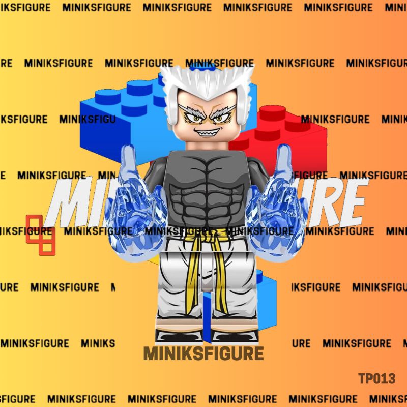 Jual Mainan Balok Susun Figure Mini Garou | One-Punch Man - TP013 ...