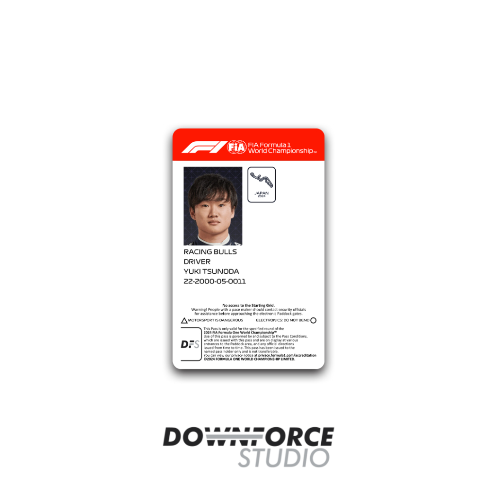 Jual F1 Driver Paddock Pass E-Money Vinyl Sticker Formula 1 - Leclerc ...