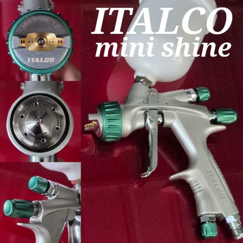 Jual Spray Gun HVLP Italco Mini Shine | Shopee Indonesia