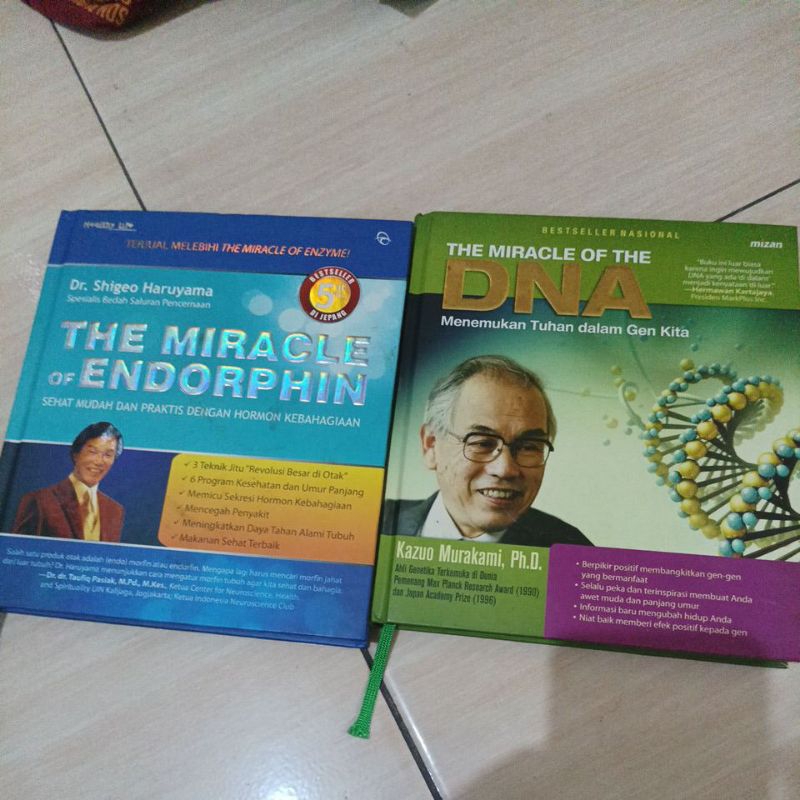 Jual buku kesehatan the miracle of endorphin dan DNA sehat dengan ...
