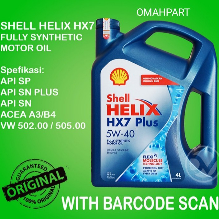 Jual SHELL HELIX HX7 5W-40 4LITER | Shopee Indonesia