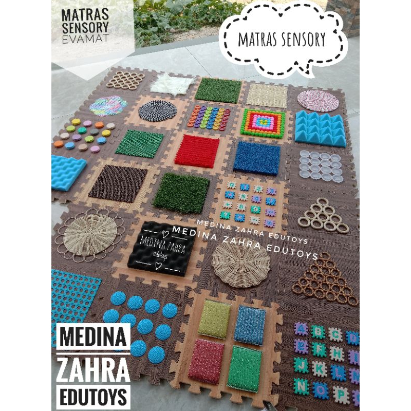 Jual Sensory Playmat Seri E Mainan Edukasi Anak Mainan Sensorik ...