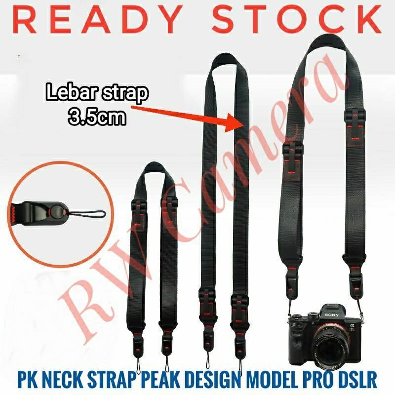 Jual PK Neck Strap Model Peak Design Kamera DSLR Mirrorless Pro Sony ...