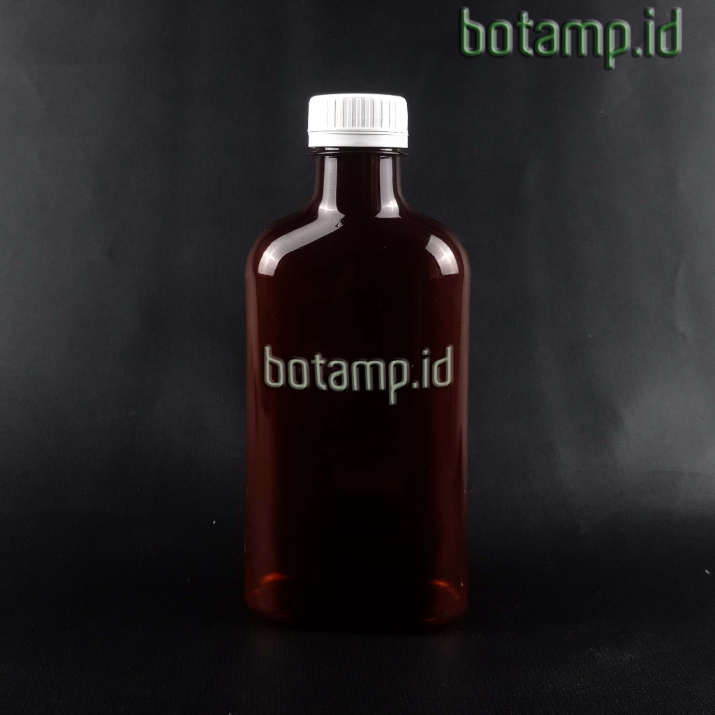 Jual Botol Plastik Gepeng 250-300ml Amber TEBAL | Shopee Indonesia