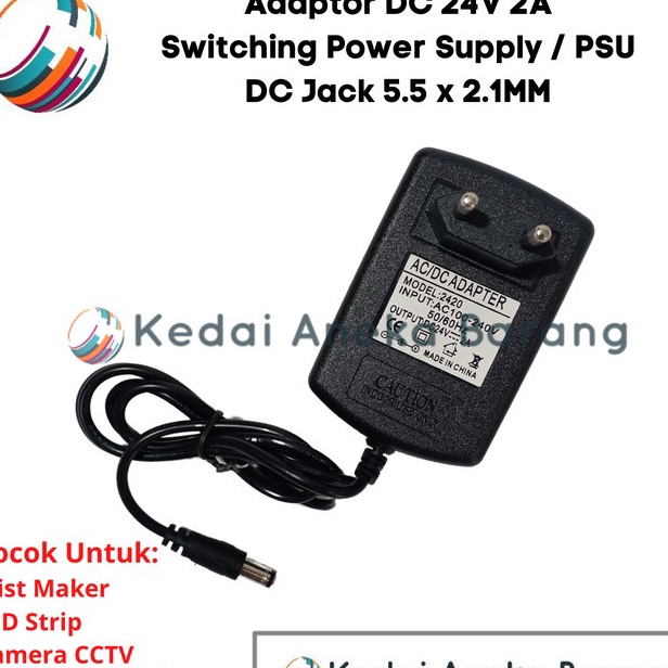 Jual Penawaran Menarik Adaptor 24V 2A High Quality 24 Volt 2 Ampere Switching Power Supply SMPS ...