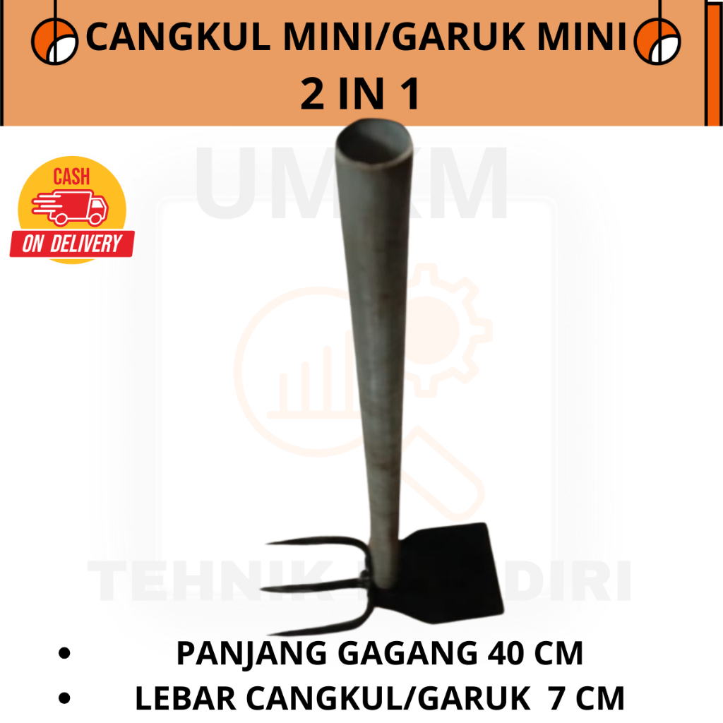 Jual Cangkul mini dan garuk 2 in 1 alat untuk mencangkul membersihkan ...