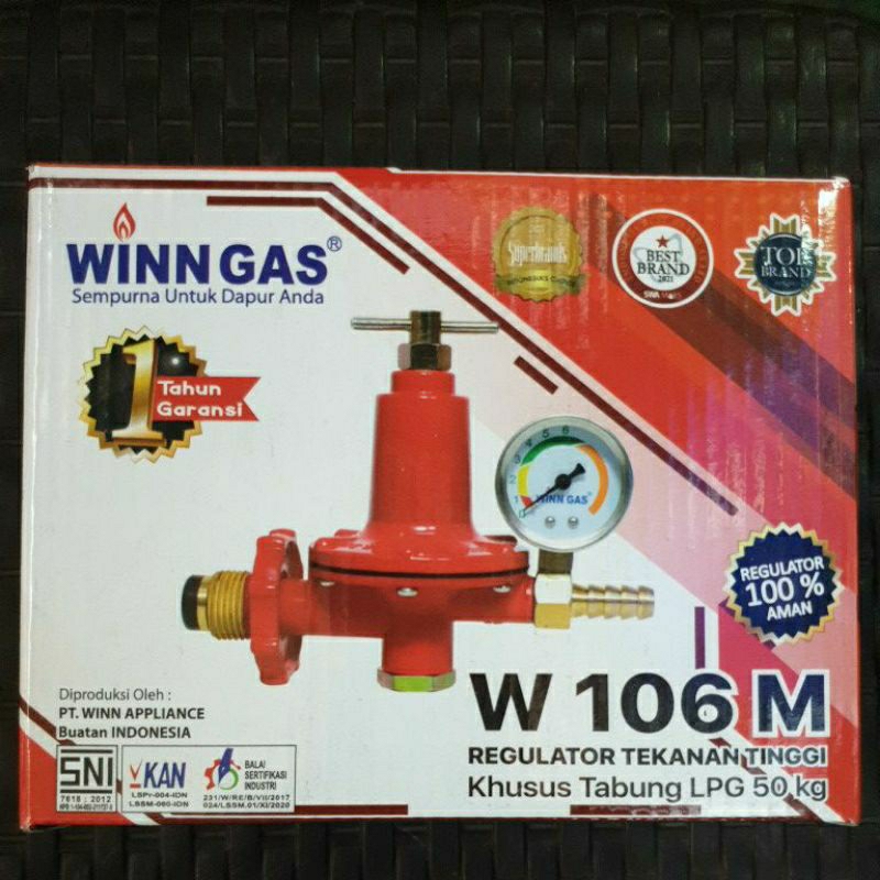 Jual Regulator gas 50kg winngas W108m/106m | Shopee Indonesia
