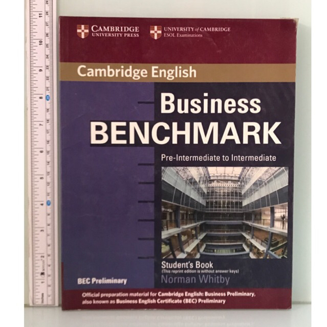 Jual Business BENCHMARK Students Book BEC PreliminarybPre-Intermefiate ...