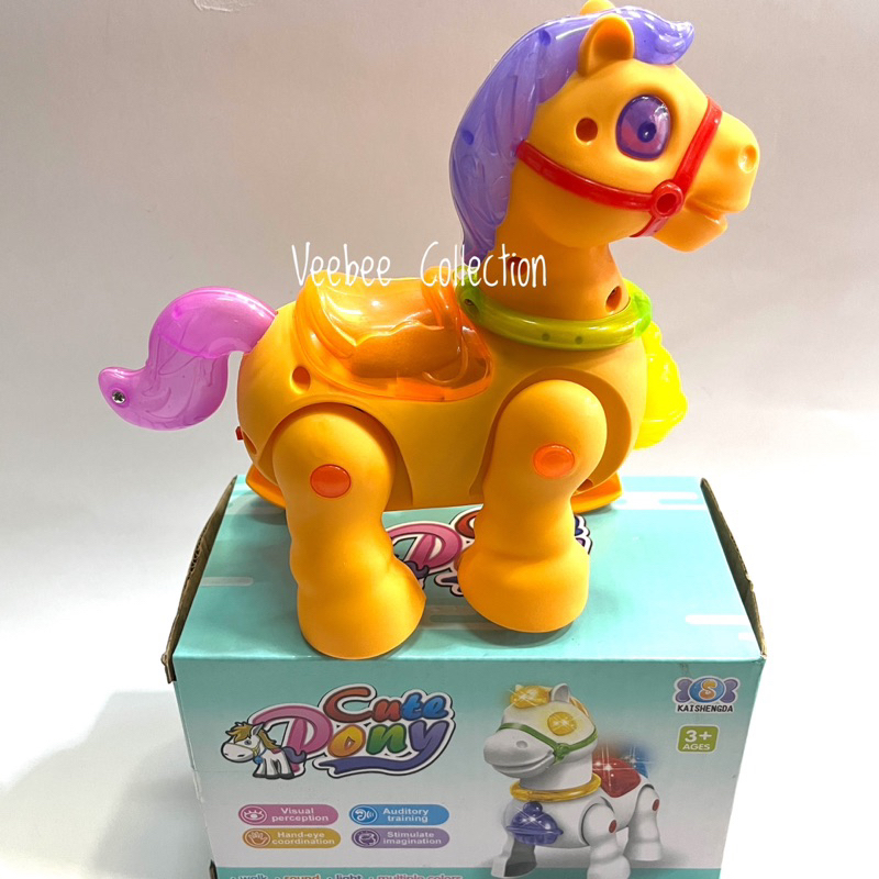 Jual Mainan Kuda kudaan anak /mainan kuda musik jalan/ mainan anak kuda ...
