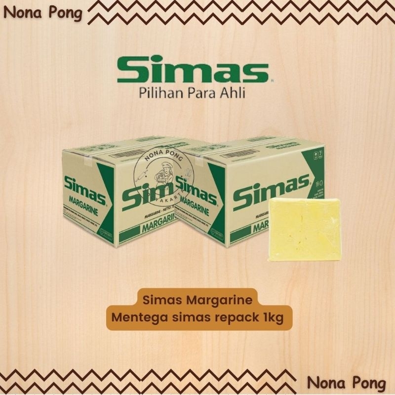 Jual Mentega Simas Margarin 1 kg | Shopee Indonesia