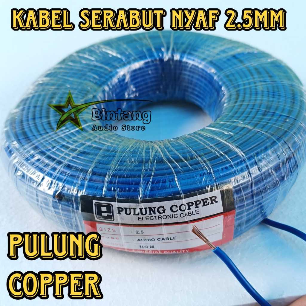 Jual Kabel Serabut 2,5mm / Kabel Serabut NYAF 2,5mm 1x2,5mm Tembaga bagus per 1meter | Shopee ...