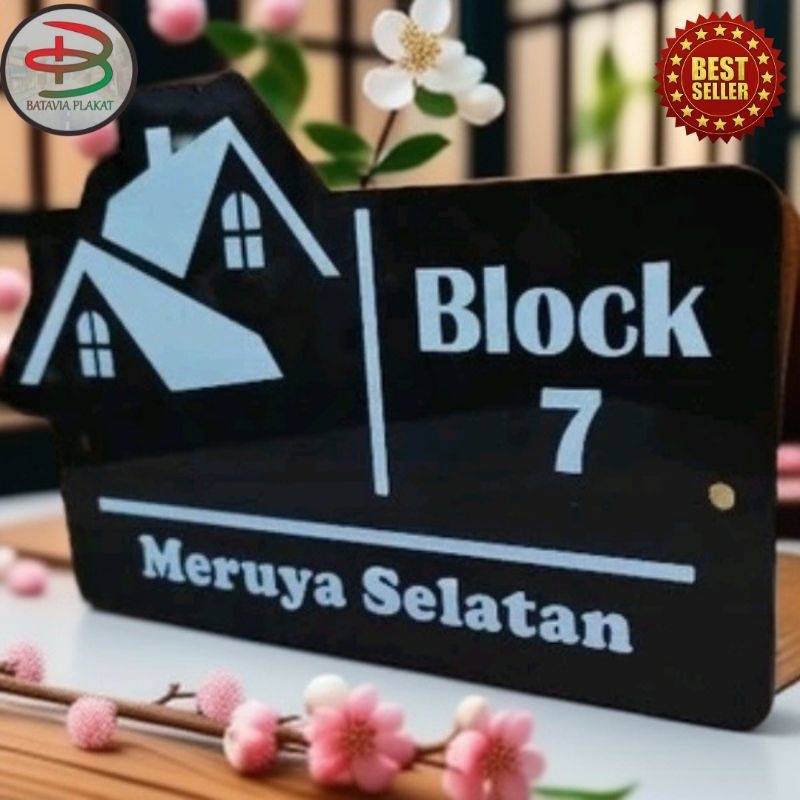 Jual Acrilic Nomor Rumah | Akrilik Nomor Rumah | Buat Nomor Rumah ...