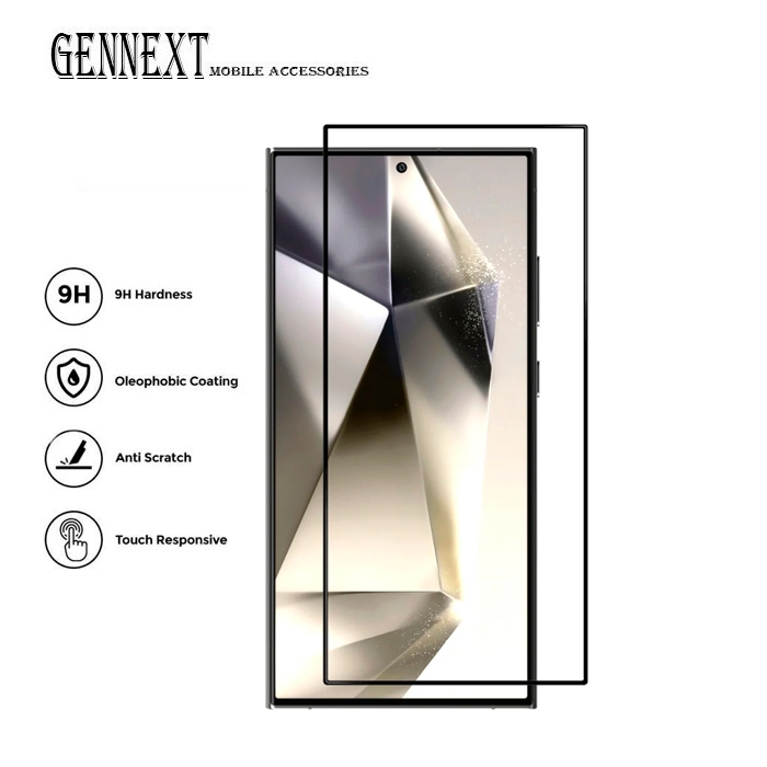Jual Gennext Tempered Glass Full Cover Samsung S24 S24Plus S24Ultra S25 ...