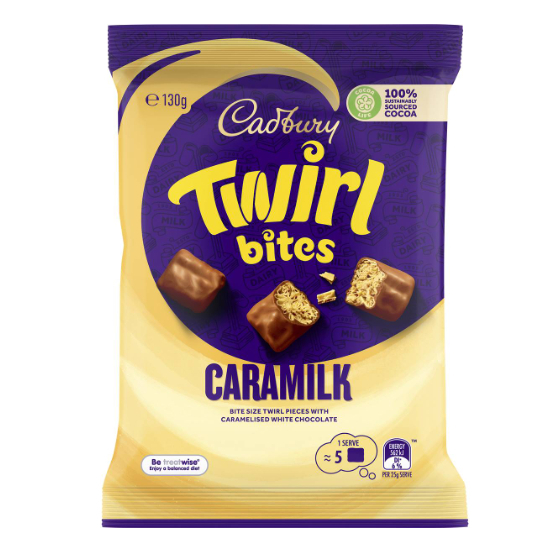 Jual Cadbury Caramilk Twirl Bites 130g Australia | Shopee Indonesia Jual Cadbury Caramilk Twirl Bites 130g Australia | Shopee Indonesia