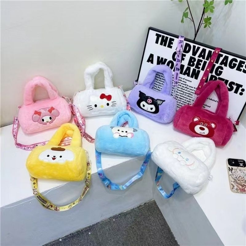 Jual Tas buat Fashion Anak Tas Bulu Bahan Lembut Terbaru Tas Koin ...