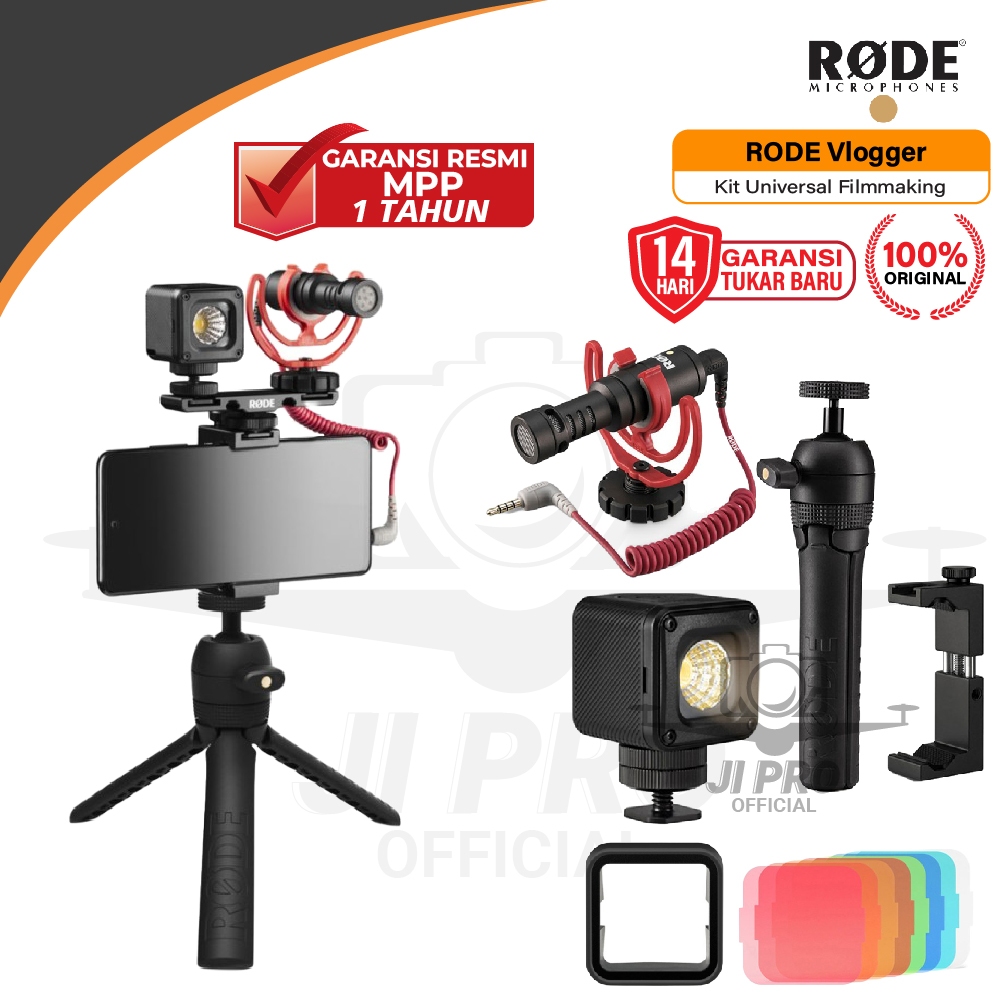 Jual RODE Vlogger Kit Universal Filmmaking Kit for Mobile Phones 3.5mm ...