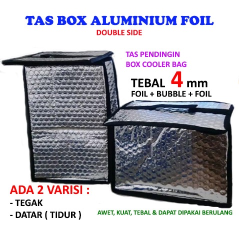Jual Tas aluminium foil cold warm cooler bag - tas es krim ice cream ...