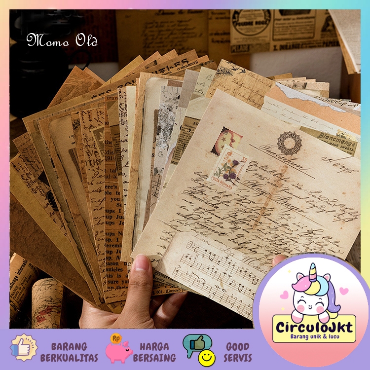 Jual Paper Deco Momo Old Kertas Hias Dekorasi Jurnal Craft Journal ...