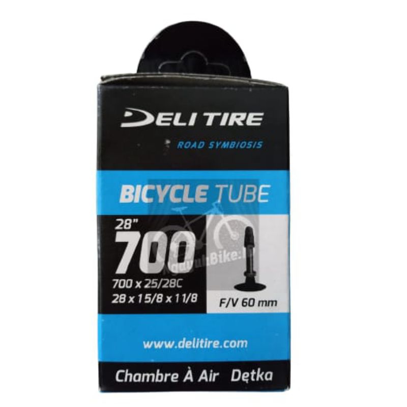 Jual Ban Dalam Sepeda Ukuran 700 x 25 / 28 c Swallow Deli Tire Pentil Fixie FV Presta 60mm 6 cm ...