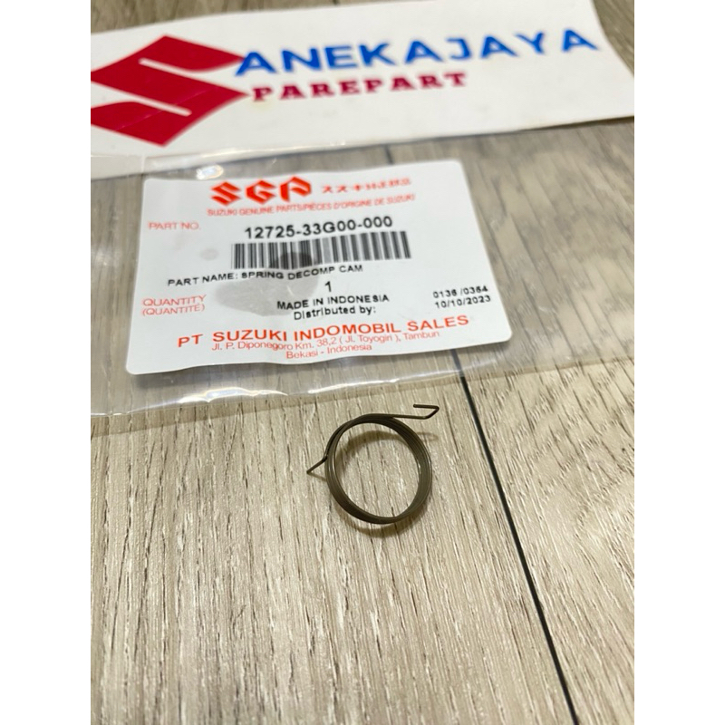 Jual PER DEKOMPRESI NOKEN AS SUZUKI SPIN SKYDRIVE SKYWAVE HAYATE 12725-33G00 ORIGINAL SGP ...