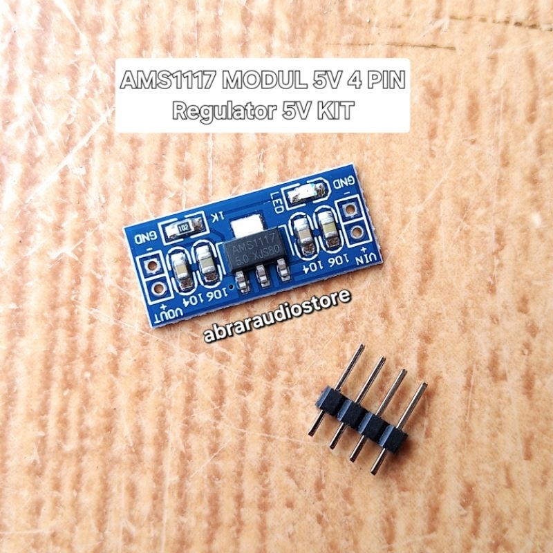 Jual AMS1117 5V Kit Module Voltage Regulator AMS 5V 4 PIN | Shopee ...