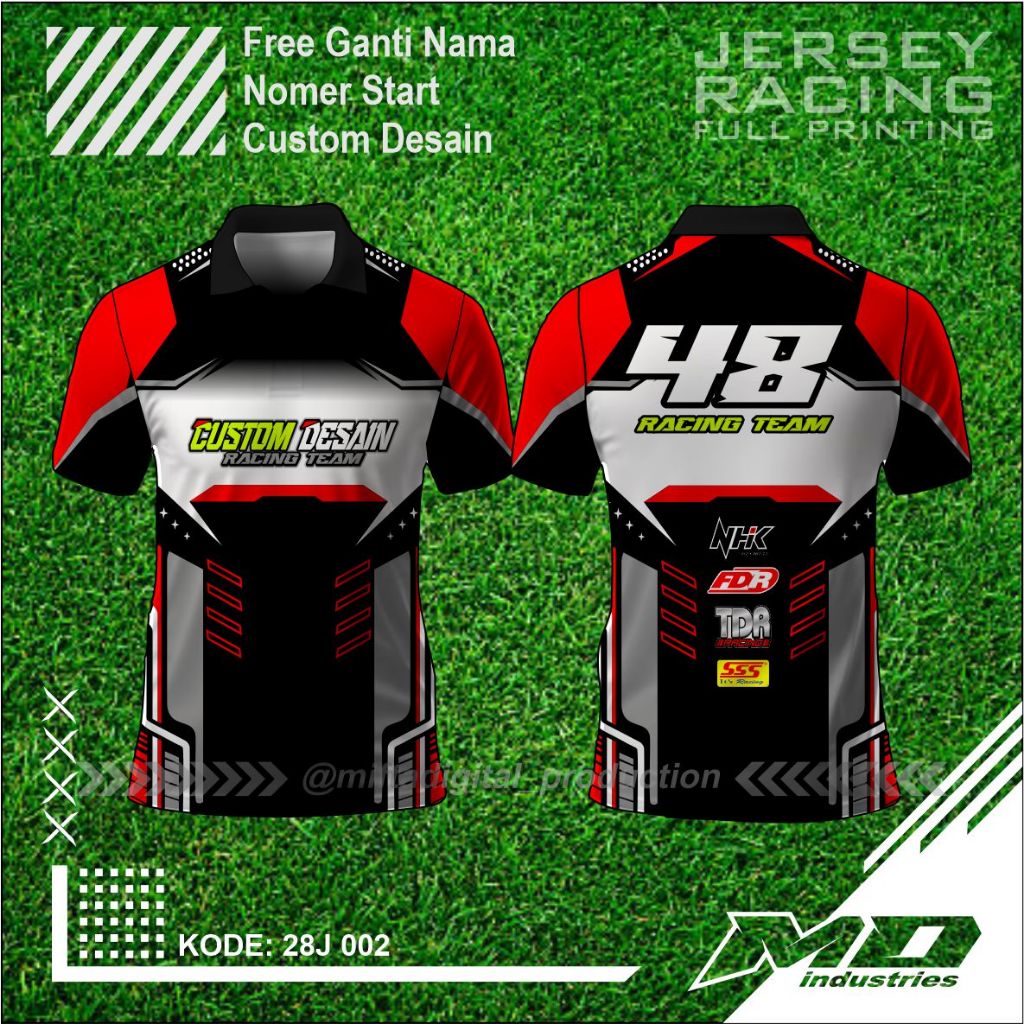 Jual Jersey Balap Desain Keren - Baju Balap Racing Printing - Jersey ...