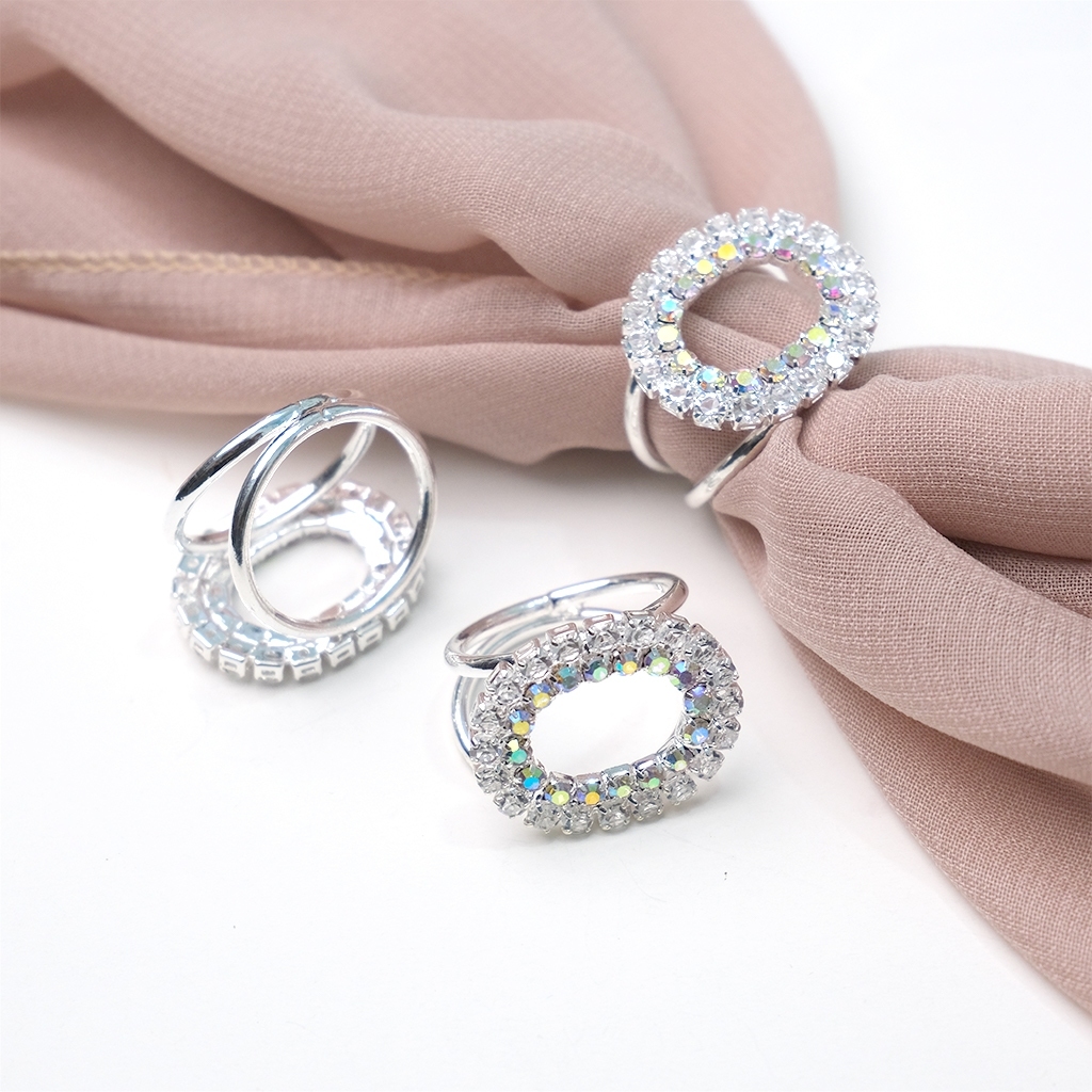 Jual 1 Lusin RING hijab Termurah/bros hijab/kolong jilbab/aksesoris ...