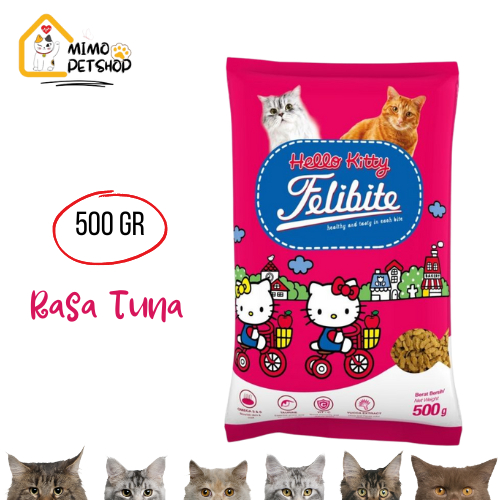 Jual Felibite Dry Cat Food 500gr | Shopee Indonesia
