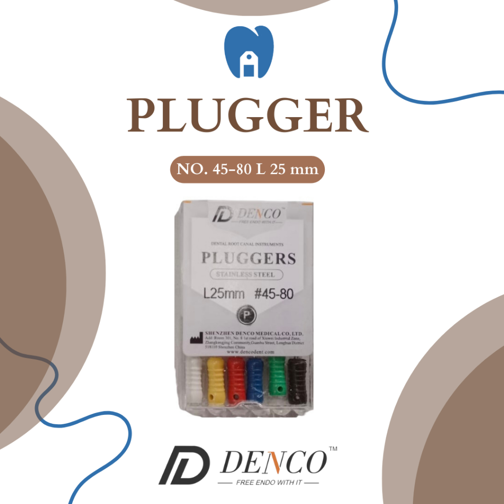 Jual Dental Finger Plugger File L 25 mm 15-50 45-80 | Shopee Indonesia